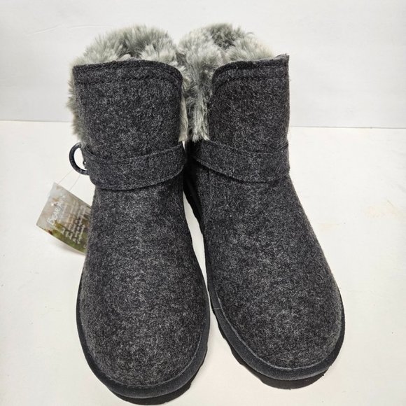 BearPaw | Shoes | Bearpaw Womens Boots Koko22w Gray Wool | Poshmark